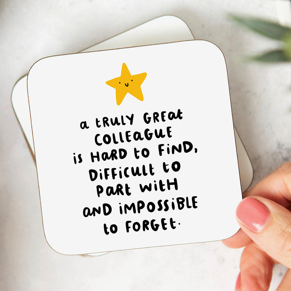 Truly Great Colleague Coaster | Colleague Gift & Arrow Gift Co Truly Great Colleague Coaster | Colleague Gift & Arrow Gift Co