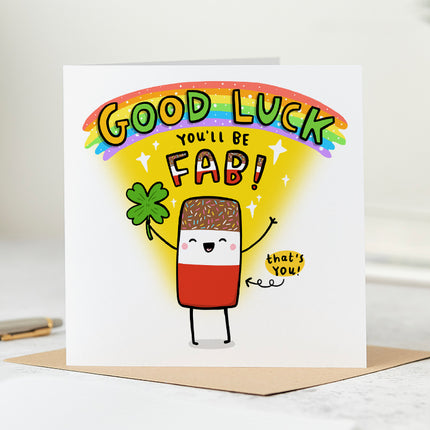 Good Luck You'll Be Fab Card – Arrow Gift Co