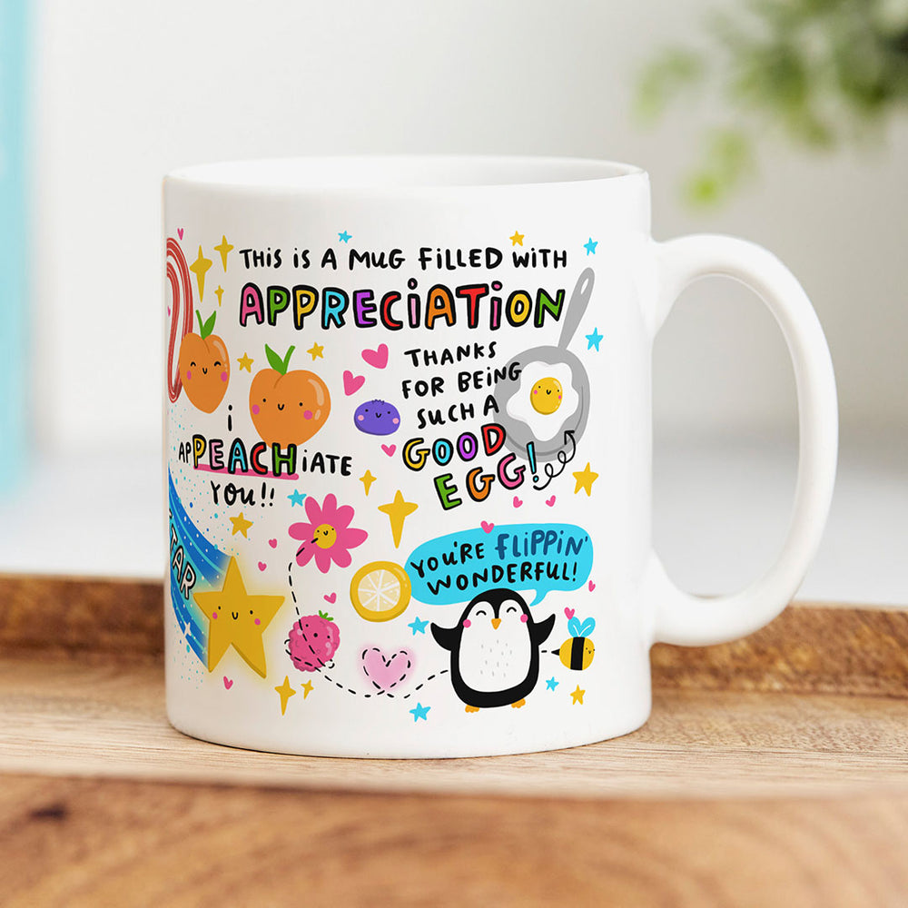 Mug of Appreciation | Punny Thank You Gift & Arrow Gift Co