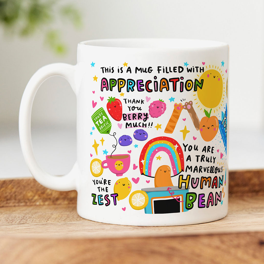 Mug of Appreciation | Punny Thank You Gift & Arrow Gift Co