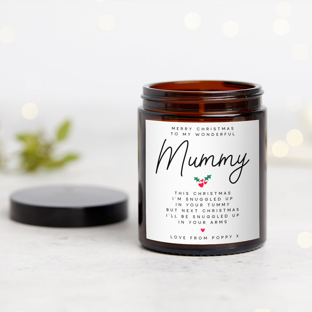 Mummy Love from The Bump - Personalised Scented Candle & Arrow Gift Co