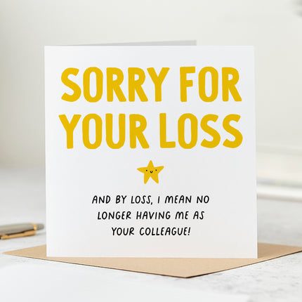 Sorry For Your Loss Colleague Card – Arrow Gift Co
