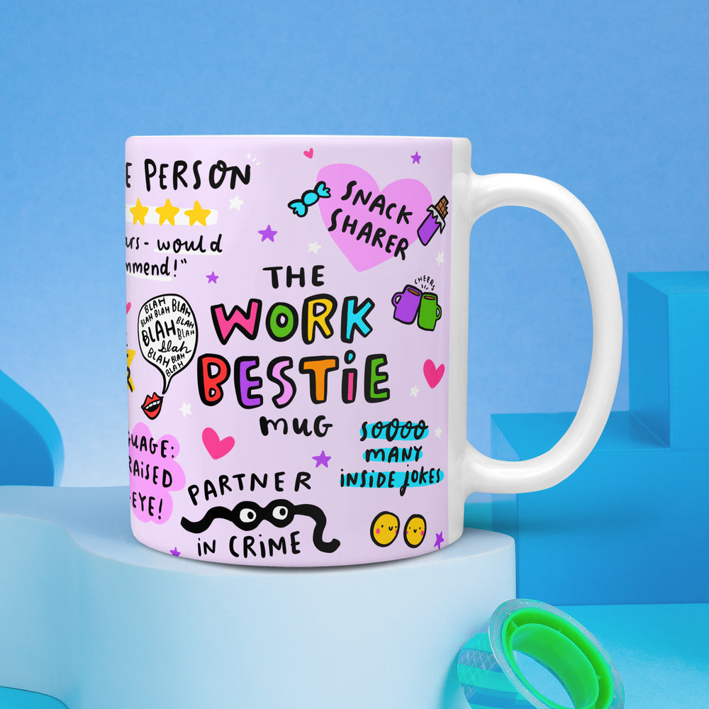 The Work Bestie Mug | Perfect Gift for Friends and Colleagues & Arrow ...